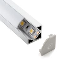 Ledstrip hoekprofiel kopen | 45 graden LED profiel | LedprofielKoning